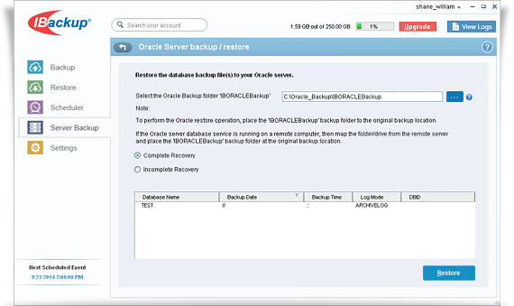 Frequently Asked Questions on Oracle Server Backup