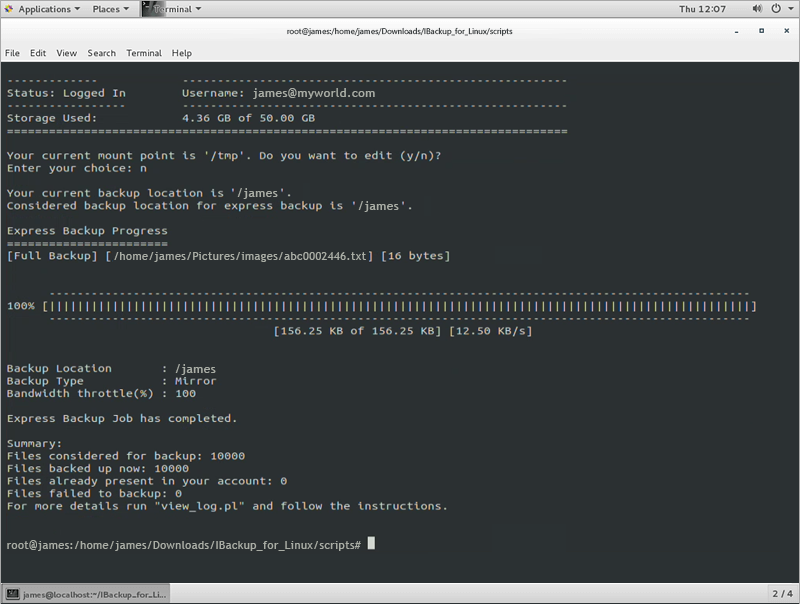 Backup your Linux box using the Scripts