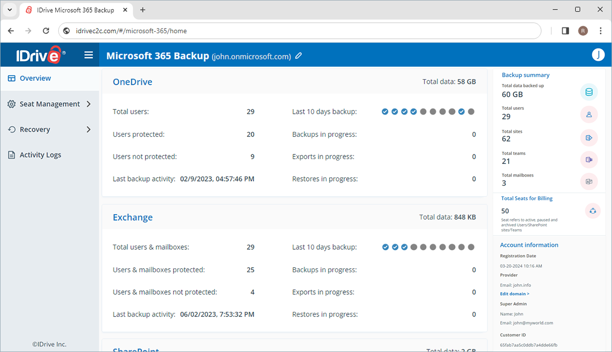 Backup Office 365 Data With 1 Microsoft 365 Backup Ibackup®