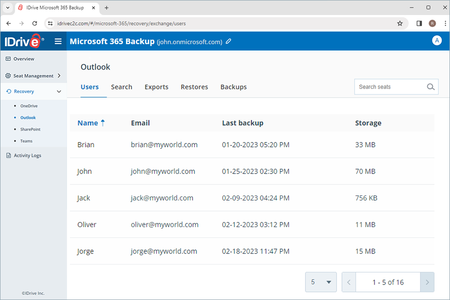 FAQs - IBackup® Microsoft Office 365 Backup